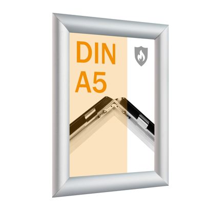argent Cadre clic-clac ignifuge A5 avec certificat de classement au feu ...