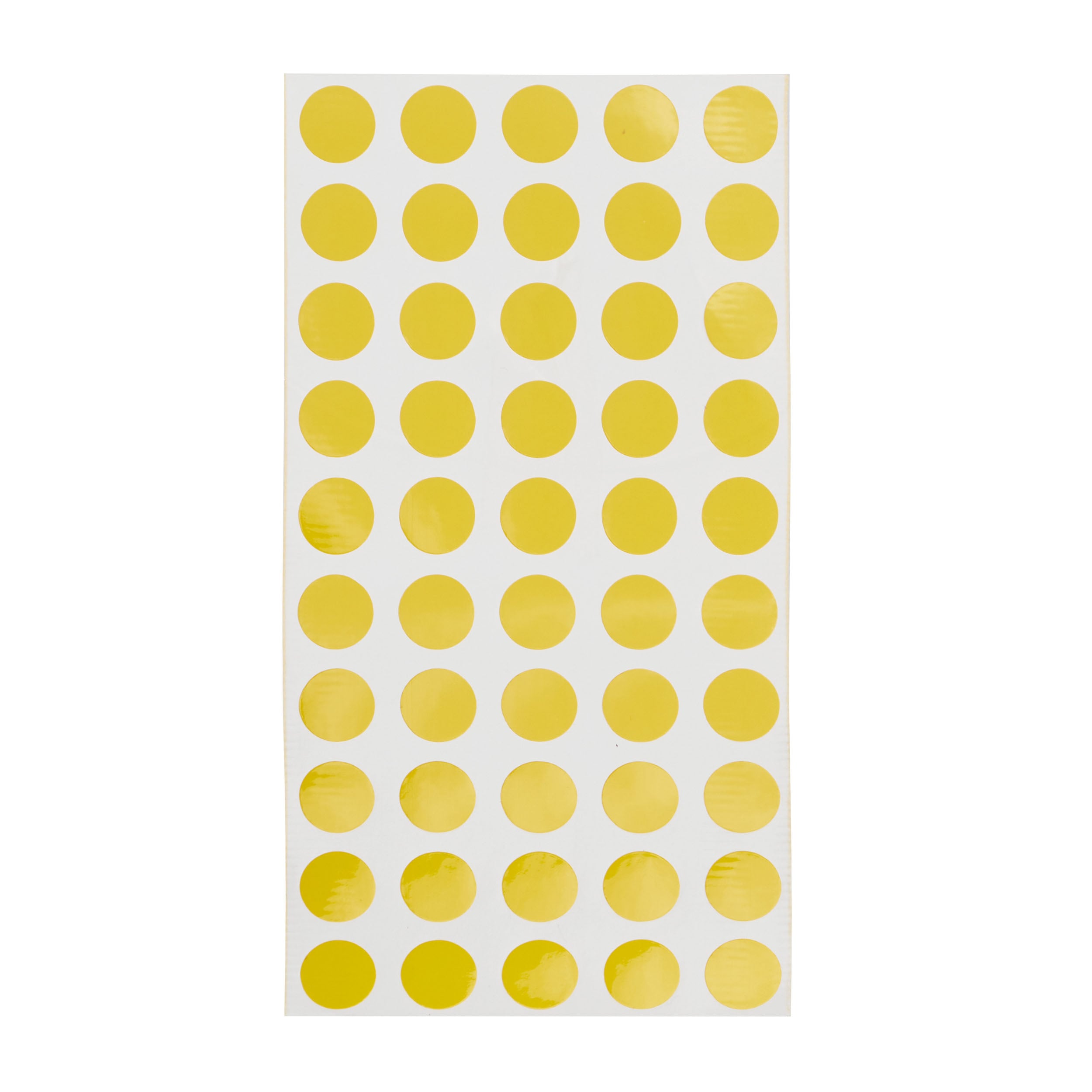 jaune | 12 mm Pastilles autocollantes de couleur résistantes aux ...